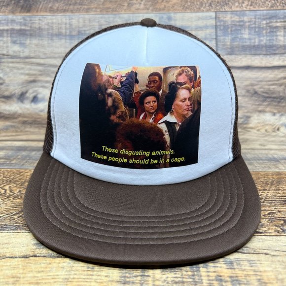 Unbranded | Accessories | Seinfeld Meme Mens Trucker Hat Brown Snapback ...